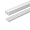 Amazon.com: 1 Pack White Plastic Sliding Door Track Set for 1/4" Thick ...