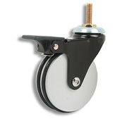 Cool Casters - Translucent Wheel Caster, Smoked Black Wheel Wheel ...