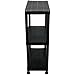 Oypla 3 Tier Black Plastic Heavy Duty Shelving Racking Storage Unit ...