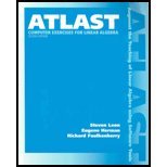 ATLAst, Manual - Computer Exercises for Linear Algebra (03) by Leon ...