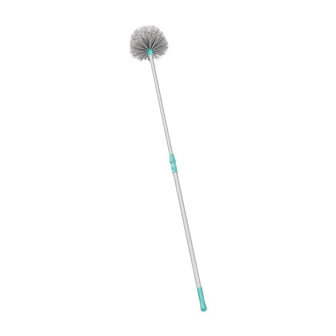 [6 ft, Pack of 1] JEXE® Broom with Long Stainless Steel Rod and ...