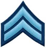 Amazon.com: Corporal Chevron Patch, CPD FTO Chevrons, (Pairs) Light ...