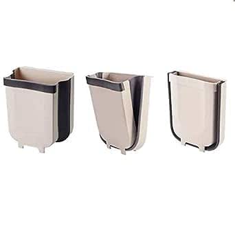 Scoovi Folding Trash Bin | Hanging Dustbin For Kitchen | Garbage Waste ...
