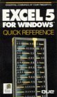 Amazon | Excel Version 5 for Windows Quick Reference (Que Quick Reference) | O'Hara, Shelley ...