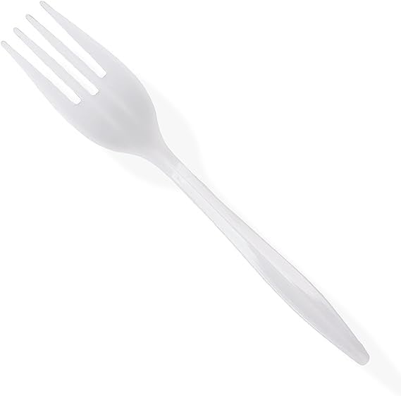 Buy BigPlayer Small Plastic Serving Fork Set - 10-Piece, Durable ...