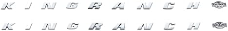 Amazon.com: 2pack King Ranch Emblems Side Fender Letter Kingranch ...