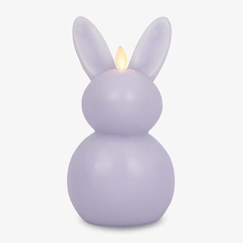 Amazon.com: Luminara - Chalk Flameless Candle Lop Rabbit Figural, Real ...