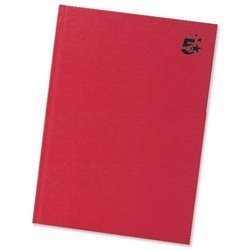 5 Star Manuscript Book Casebound 70gsm Ruled 192 Pages A4 [Pack 5 ...
