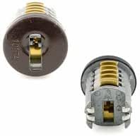 (Statuary Bronze) File Cabinet, Desk or Cubicle Replacement Lock Core ...