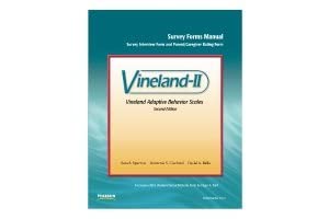 Vineland Adaptive Behavior Scales, Second Edition (Vineland-II): PhD ...