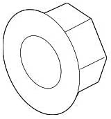 Amazon.com: General Motors Nut - 11570742, 1pc, Flat Washer Nut ...