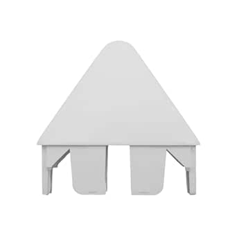 Amazon.com: America's Fence Store White Spade Cap 7/8" x 3" : Patio ...