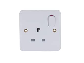 Schneider Electric Lisse White Moulded - Switched Non-Standard Single ...