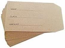 50 Small Dinner Money Envelopes – Ideal for School Dinner Money ...
