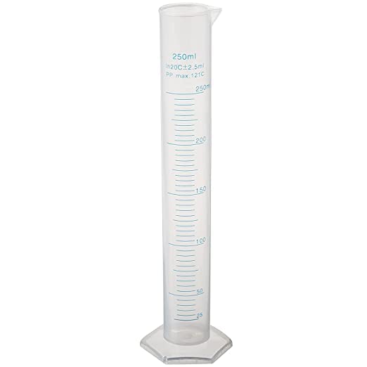 PUSHPA Measuring Transparent Graduated Cylinder for Laboratory Test for ...