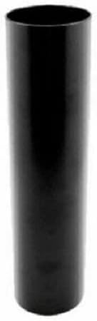 Aliaxis Black Round Downpipe 1m x 68mm PVC Down Pipe Plain end : Amazon ...