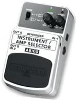 BEHRINGER AB100 FOOTSWITCH- GUITAR/AMP SELECTOR - Pack of 1 : Amazon.co ...