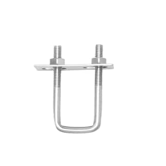 CHATROOM 304 Stainless Steel Square Clamp Right Angle U-clamp U-Bolt ...
