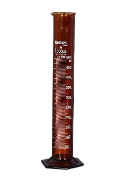 ReliGlas Cylinder H Base Amber-25ml : Amazon.in: Industrial & Scientific
