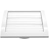 H&C VENT Air Vent 190 x 190 mm with Flap and Mosquito Net – Anti-Return ...