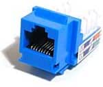 Amazon.com: Belkin Keystone Jack Blue for 4pairBelkin CAT5E 110 568a ...