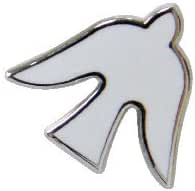Amazon.com: 'Dove' Pin Badge - religious jewellery: Clothing, Shoes ...
