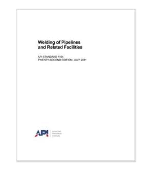Amazon.com: API Std 1104 Welding of Pipelines and Related Facilities ,22nd Edition: API: Books
