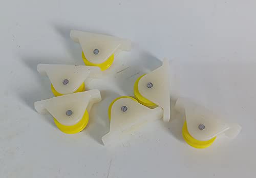 Aluminium Window Wheel (Yellow) (Inner) (6 Pcs) 22mm : Amazon.in ...