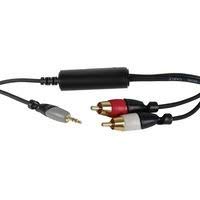 Amazon.com: Ground Loop Isolator 3.5MM Stereo to (2) RCA Male : Electronics