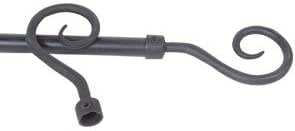 Amazon.com: Adjustable Curtain Rod & Scroll Finials : Home & Kitchen
