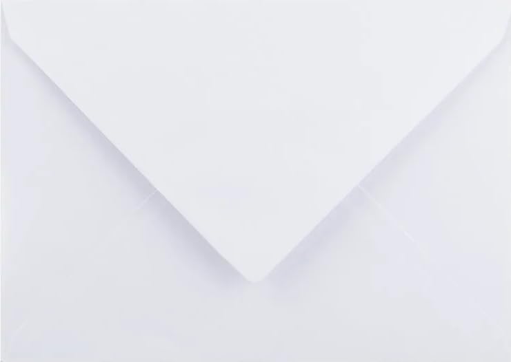 C7 / A7 White Envelopes x 50 : Amazon.co.uk: Home & Kitchen
