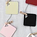 Amazon.com: square tags - princess pink : Health & Household