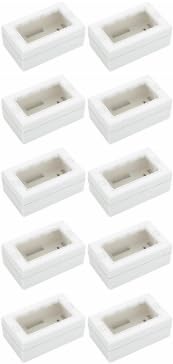 Modular Switchboard Enclosure, 4 Module, Glossy Premium, Brass Nuts ...