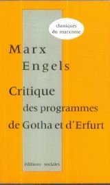 Critique du programme de Gotha et d'Erfurt: MARX, Karl, Engels ...