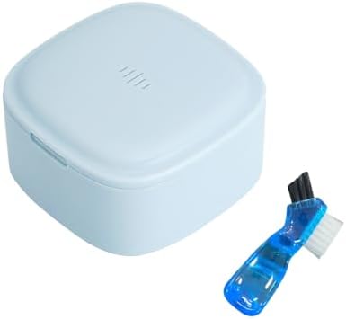 Amazon.com : Translucent Full Dentures Soaking Container, Pretty ...