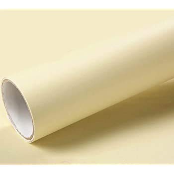 BEIGE / CREAM GLOSS - Five metre roll of sticky back plastic, self ...