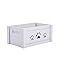 Paw Shaped Cutout Dog Toys Chest Gift Hampers Storage Collection Box ...