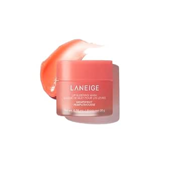 Amazon.com: LANEIGE Lip Sleeping Mask, Grapefruit: Nourishing Overnight ...