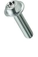 M4-0.7 x 10mm Hexalobular (6 Lobe, TORX) Socket pan Washer Head Machine ...