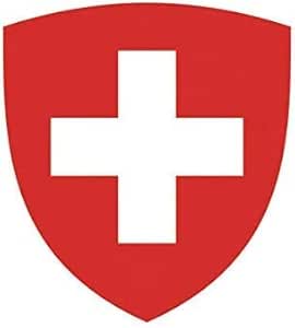 Amazon.com - Swiss Coat of Arms Switzerland Flag Bumper Sticker Vinyl ...