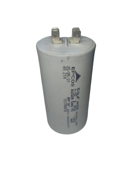 CAPACITOR 50UF - 440 V, AC, EPCOS (Run Capacitor Pin Type) : Amazon.in ...