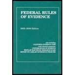 Federal Rules of Evidence: 2005 - 2006 Edition: Na: 9780314161901 ...