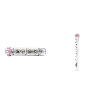Legami Colla a Nastro, Meow, 2x10 cm & Righello, Meow Ruler, 15 cm, per ...