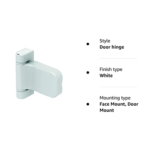 Mila Prosecure Composite Door Hinge Flush Face Fitting Timber White ...