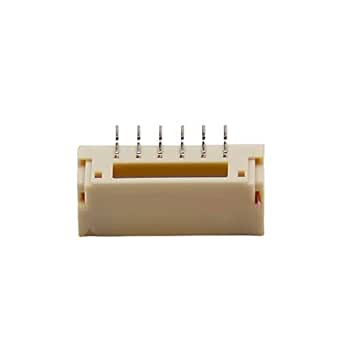 Amazon.com: 100PC SM06B-GHS-TB(LF)(SN) 6pin 1.25mm Pitch Reclining Pin Header Receptacle ...