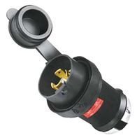 Locking Devices, Twist-Lock, Watertight Safety Shroud, Male Plug, 30A 3 ...