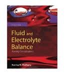 Fluid and Electrolyte Balance: Nursing Considerationsifth,5th (fifth ...
