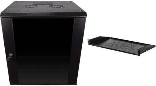 Amazon.com: 12U Wall Mount Cabinet + 1U Cantilever Shelf : Electronics