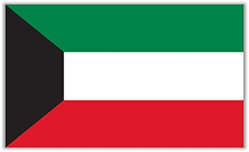 UNIq Indoor KUWAIT - State of Kuwait Miniature Double Sided Flags made ...