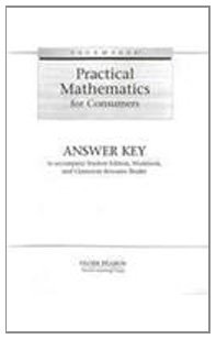 PACEMAKER PRACTICAL MATH ANSWER KEY 2004: Pearson Education ...